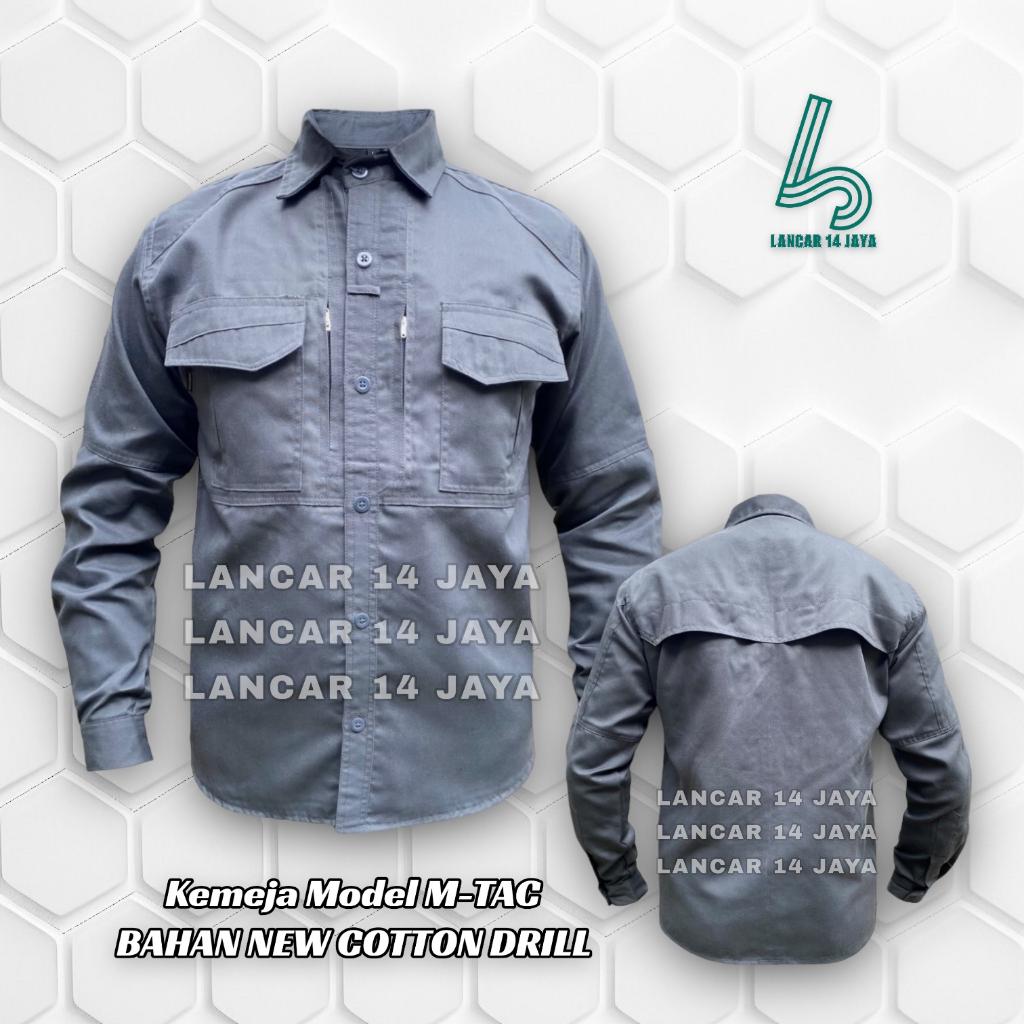 KEMEJA PDL Model M-tac Shirt / Tactical Shirt / PDH Long Sleeve / Men's ...