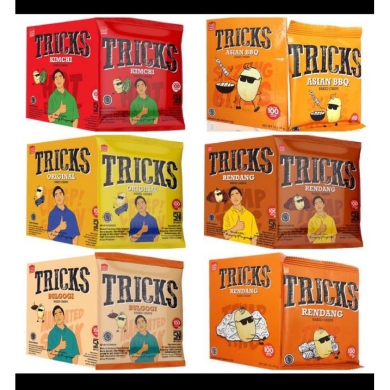 Tricks Potato Biscuits Potato Baked Chips (1 Box Contains 10pcs ...