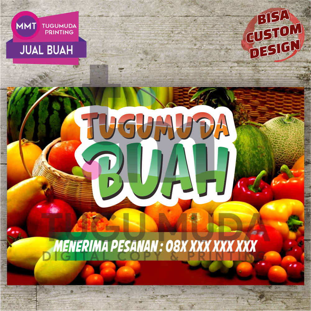 Print Banners|Banner|Mmt - SELLING FRESH FRUIT-RUJAK | Shopee Malaysia