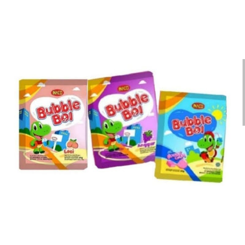 Inaco Bubble Boi Jellly Nata De Coco Sari Coconut 1 10 Sachets | Shopee ...