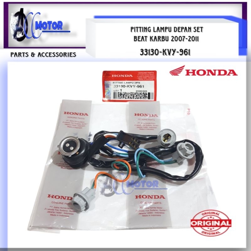 Original Honda Karbu Beat Headlight Mount Socket Fitting Pitting 33130 ...
