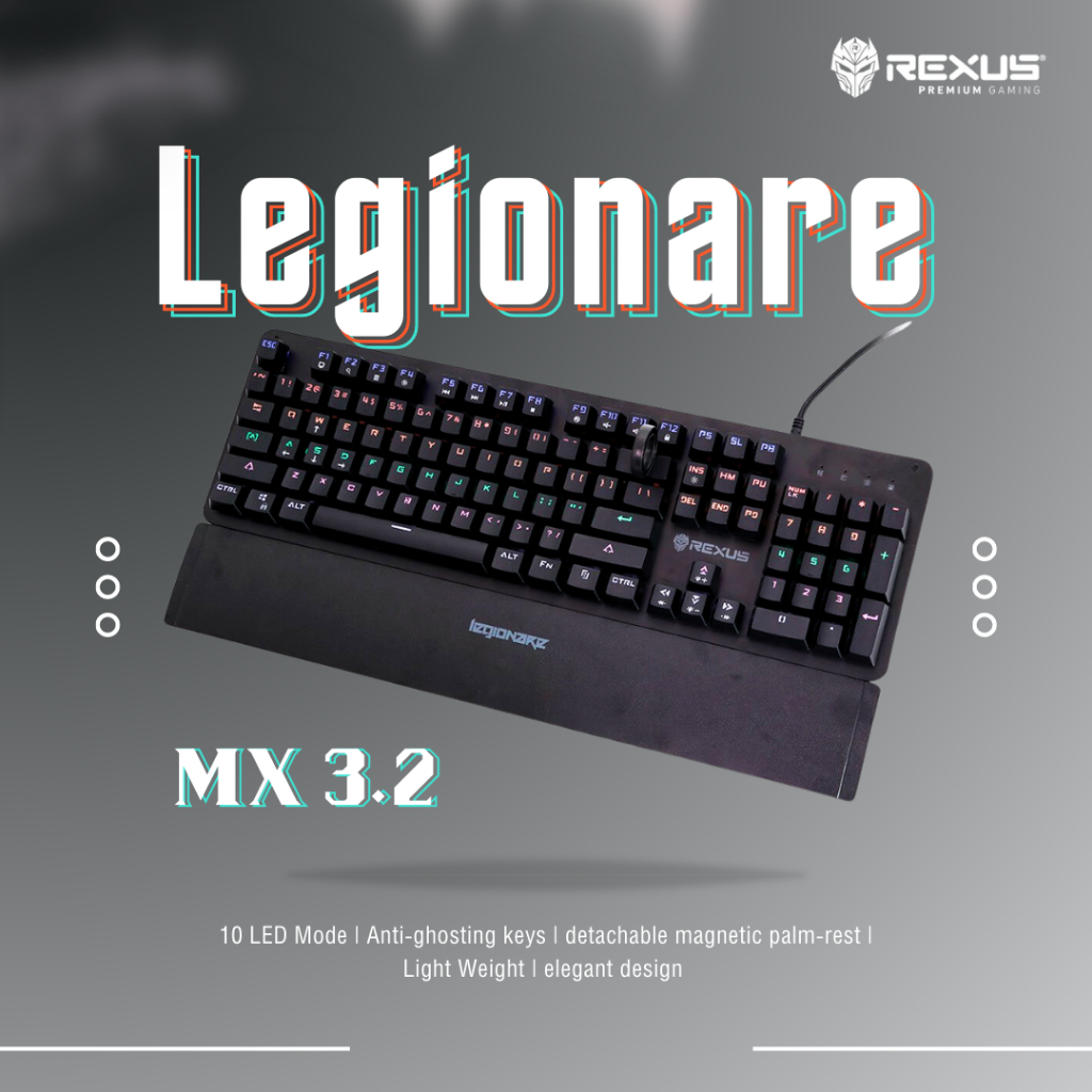 Rexus Legionare MX 3.2 RGB Gaming Keyboard | Shopee Malaysia