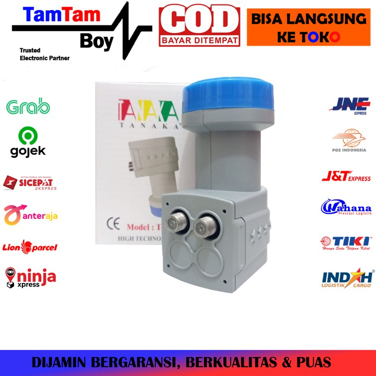 Lnb Ku Band Offset Dual Out Tanaka Noise 0.3 DB For 2 Receivers ...