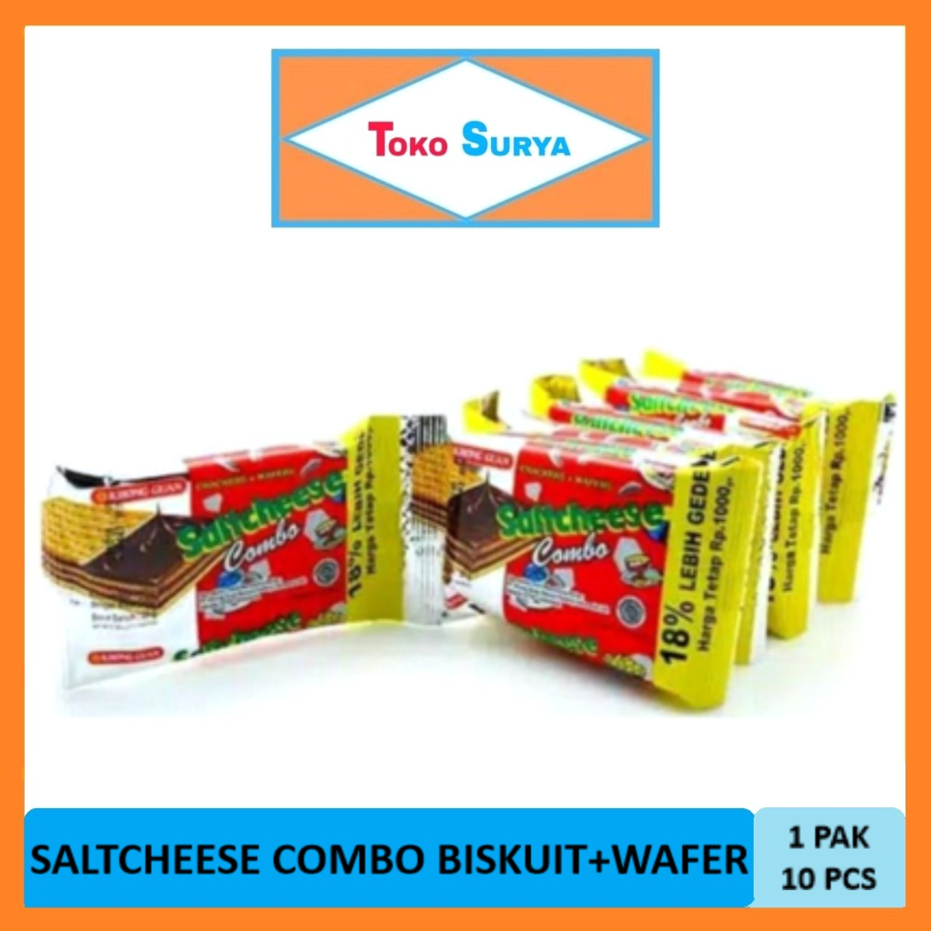 Khong Guan Saltcheese Combo Biscuits + Wafers 10 x 17 Gr | Shopee Malaysia