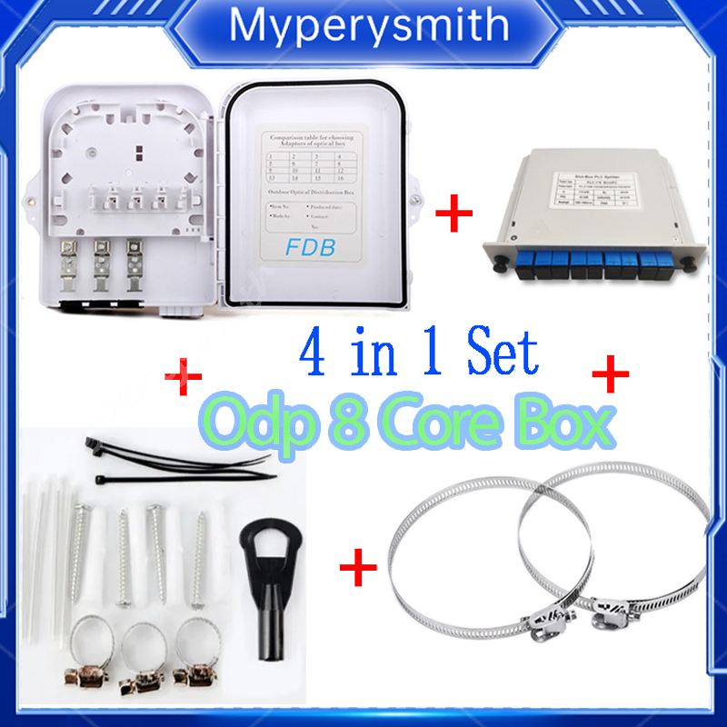 Box Splitter Odp 8 Core Passive Splitter Fat 8 Core Empty Ftth Box 8 ...
