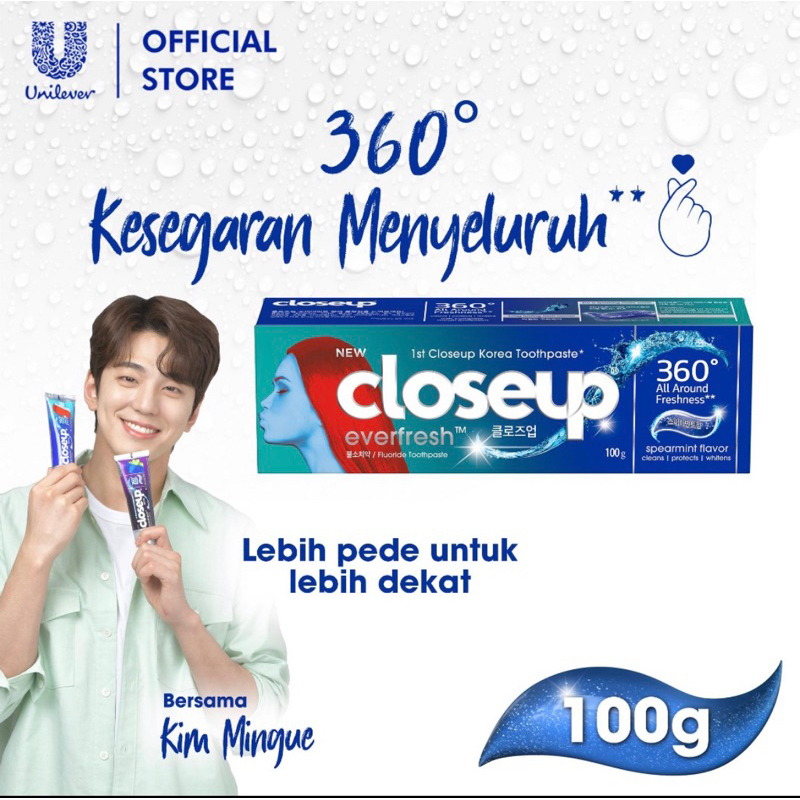 Closeup Korea Toothpaste Everfresh Spearmint 100g | Shopee Malaysia