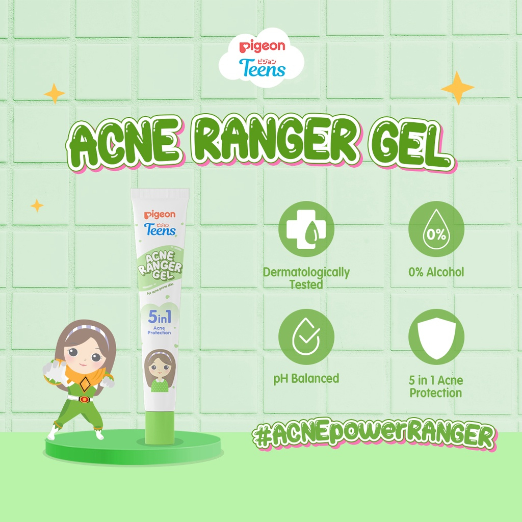 Pigeon Teens Acne Ranger Gel 15ml | Shopee Malaysia