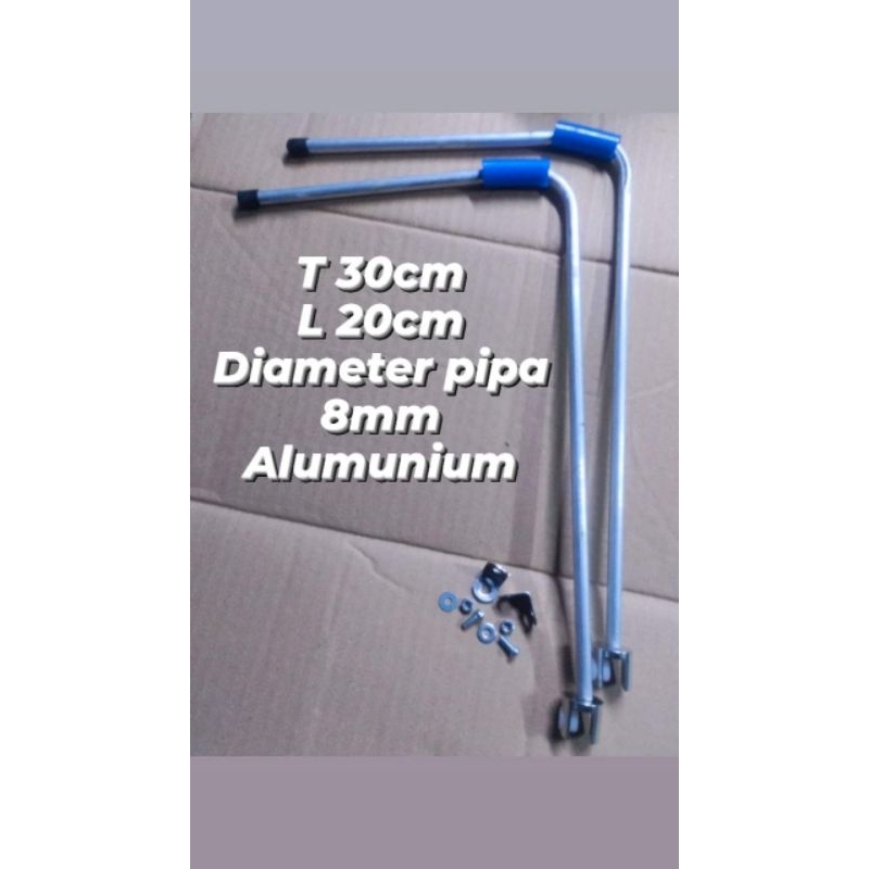 Diy aquascape aquarium Light Pole stand T30cm L20cm Aluminum Pipe ...