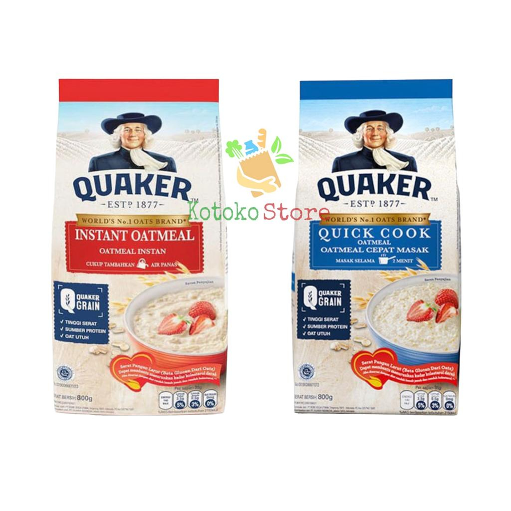 Quaker Oatmeal / Quaker Instant Oatmeal / Quaker Quick Cooking Oatmeal ...