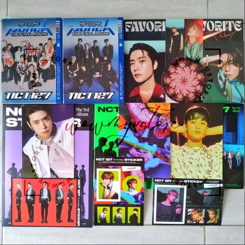 Album NCT 127 - Punch (1st & 2nd Player), Sticker, Sticky, Seoul City ...