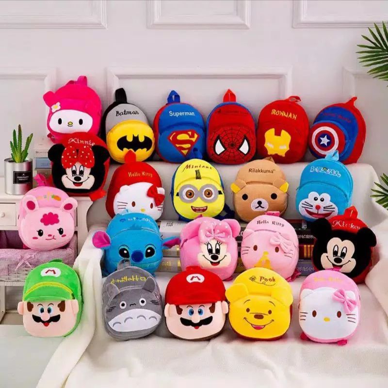 Children's Character Bag Cute Toddler paud Bag | Shopee Malaysia