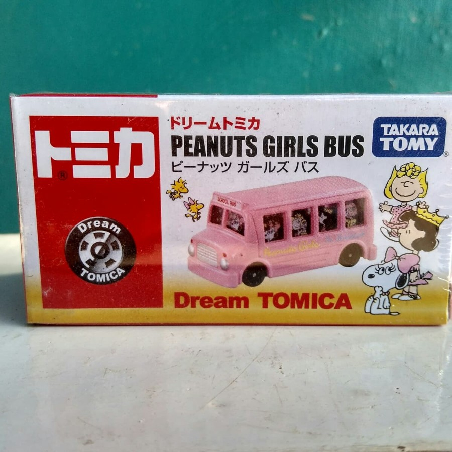 Tomica Dream Peanuts Girls School Bus Takara tomy Diecast Miniature ...