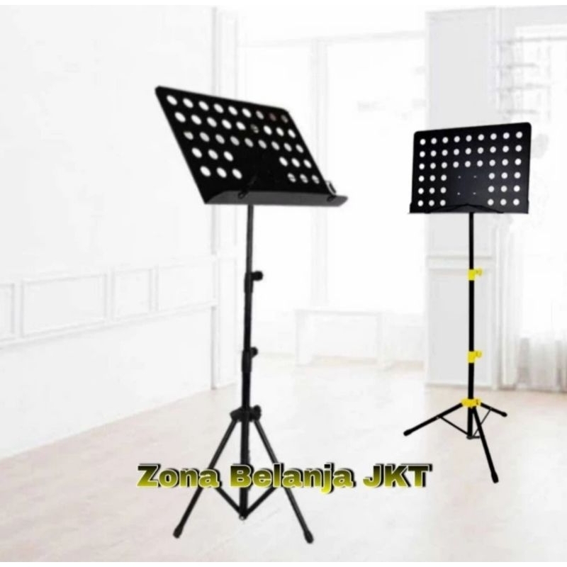 Large FOLDING PARTITURAL BOOK STAND BOLONG MUSIC SHEET PARTITUR BOOK ...