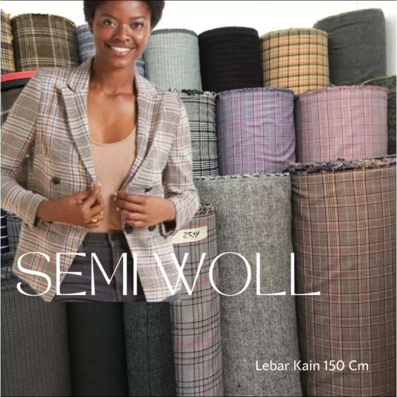 Wool garment fabric - semi wool fabric - tweed fabric - trouser fabric ...