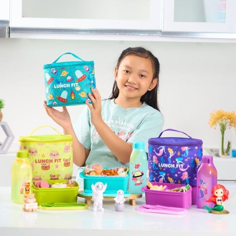 PREMIUM Lunch Box Lunch bag set Lunch Fit | Shopee Malaysia