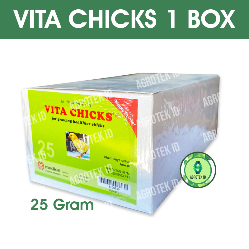 Vita Chicks 25 Grams 1 Box Contains 20 Sachets Of Chicken Vitamins ...