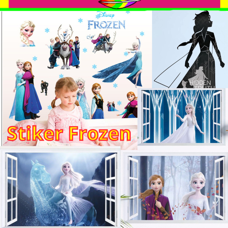 Wallsticker WALL STICKER FROZEN WALL STICKER STICKER CHARACTER WALKER ...