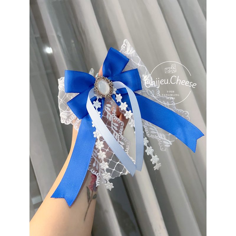Ribbon Lightstick Fancy ver. in electric blue color Newjeans ...