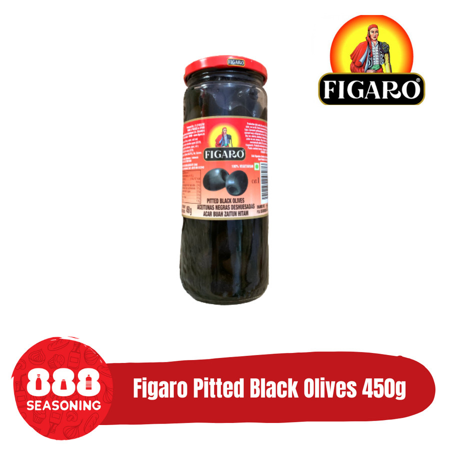 Figaro PITTED BLACK OLIVES 450g | Shopee Malaysia