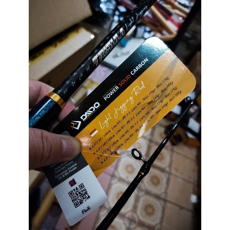 Daido Rod Blue Version jigging Trident light jigging PRO SERIES 602 ...