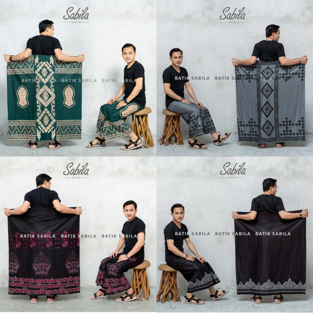 Exclusive Adult batik Sarongs for Men and Women / Original sabila batik ...