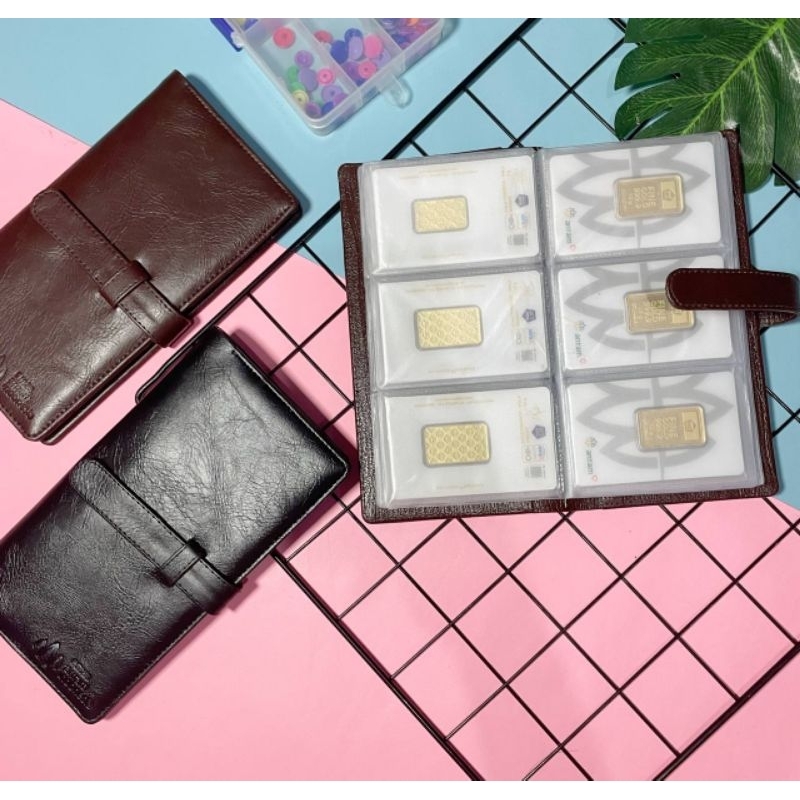 Precious Metal Album LM Gold Bar Wallet Storage Place for Jewelry Money ...