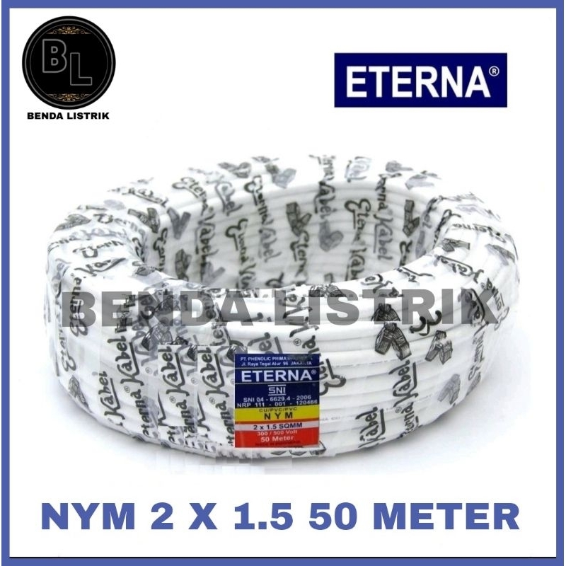 2x1.5mm Eterna 50Meter Full Wire Cable - Nym 2x1.5mm Eterna 50Meter ...