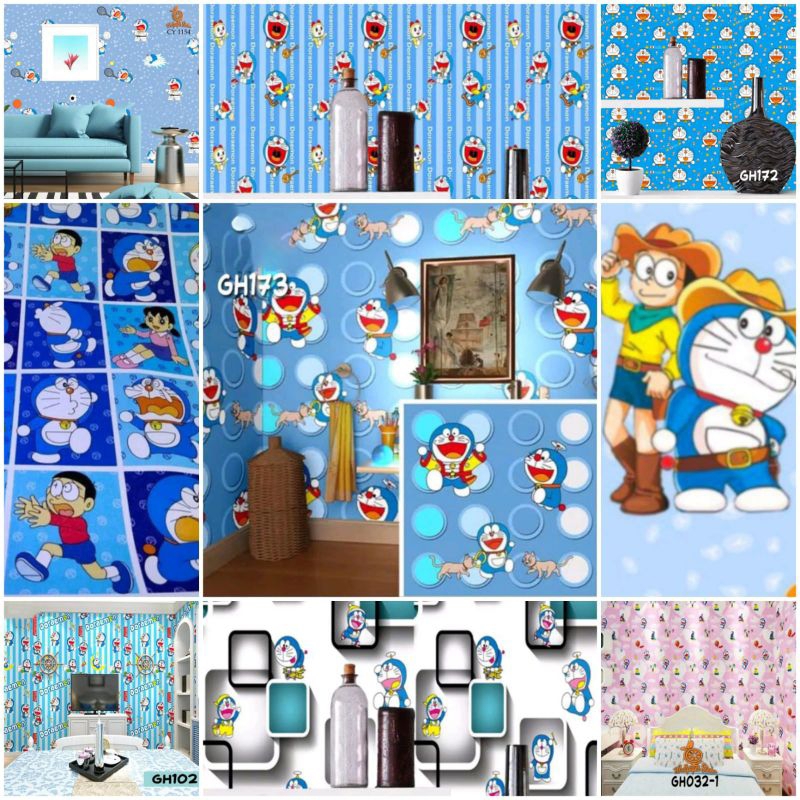 Doraemon Wall Wallpaper Doraemon Wall Stickers Doraemon Wall Wallpaper ...