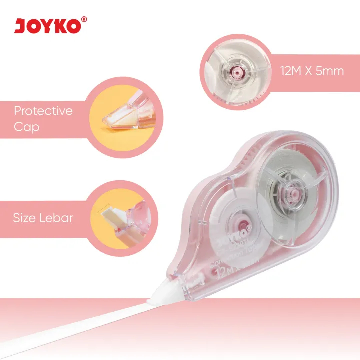 Type X Roll Paper Joyko Correction Tape Joyko CT-522 / Tip x Roll Paper ...