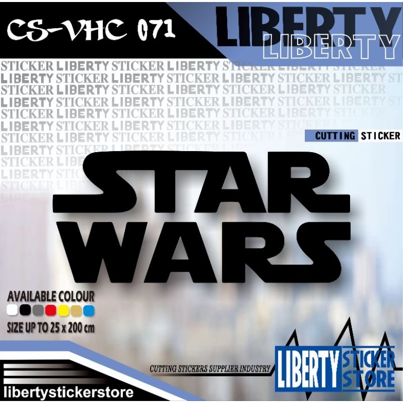Cutting sticker star wars | Cutting star wars Stickers | Star wars logo ...