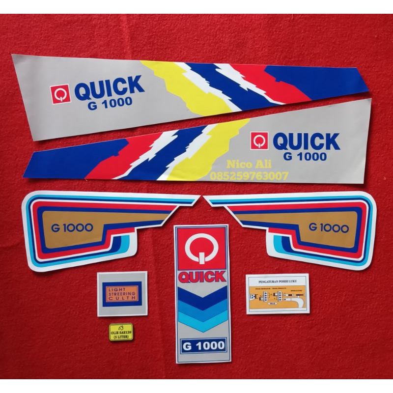 Quick g1000 sticker | Shopee Malaysia