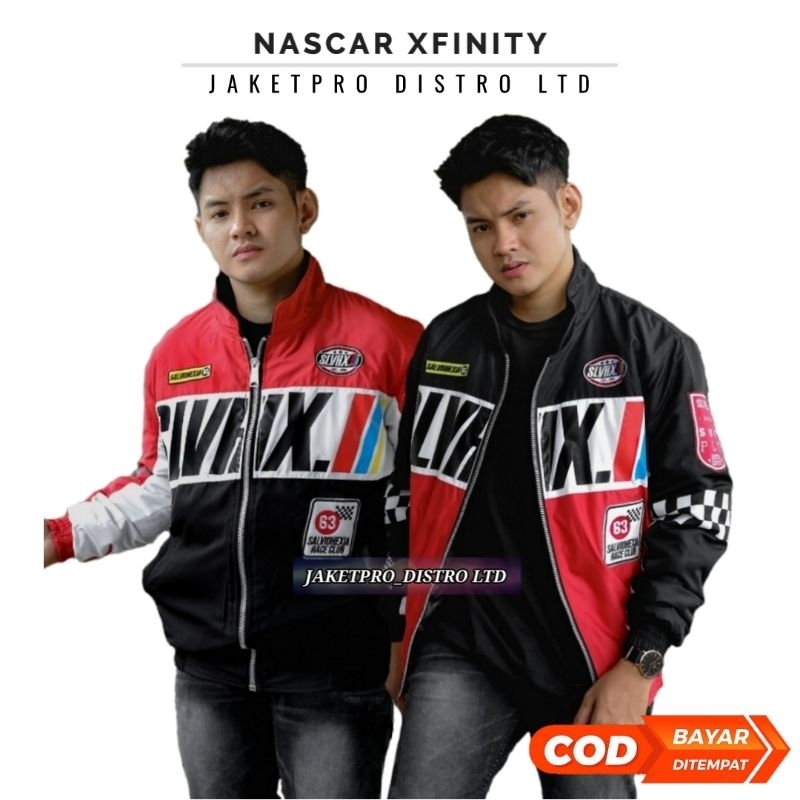 Nascar Racing Jacket Men SLVHX Thick Xfinity Racing Jacket Original ...