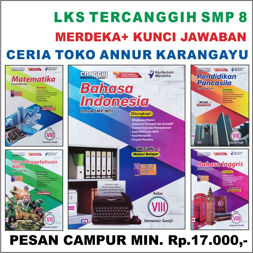 Cekitax LKS SMP 8 ADVANCEDICeria *Answer Key Class 8 Module ADVANCED Ceria Merdeka Curriculum ...
