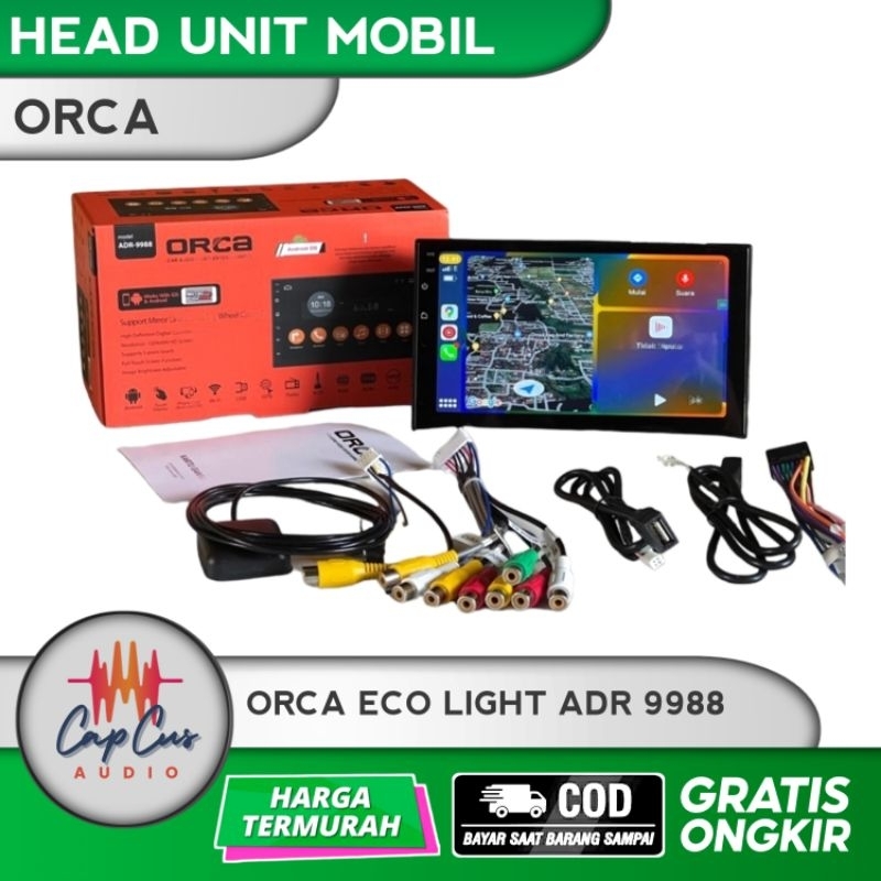 7 INCH Car HEAD UNIT ORCA ECO LIGHT SERIES ADR-9988/ORCA ECO SERIES ...
