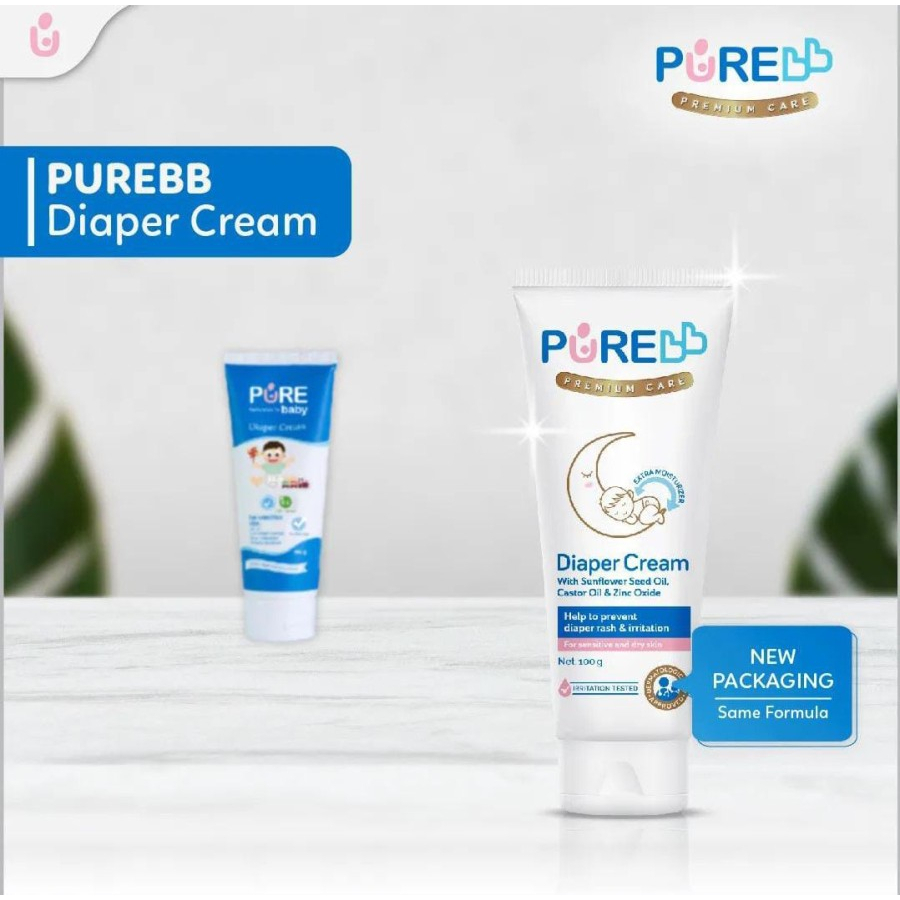 Pure Baby Diaper Cream Hypoallergenic (Available In Size Variants) | Shopee Malaysia