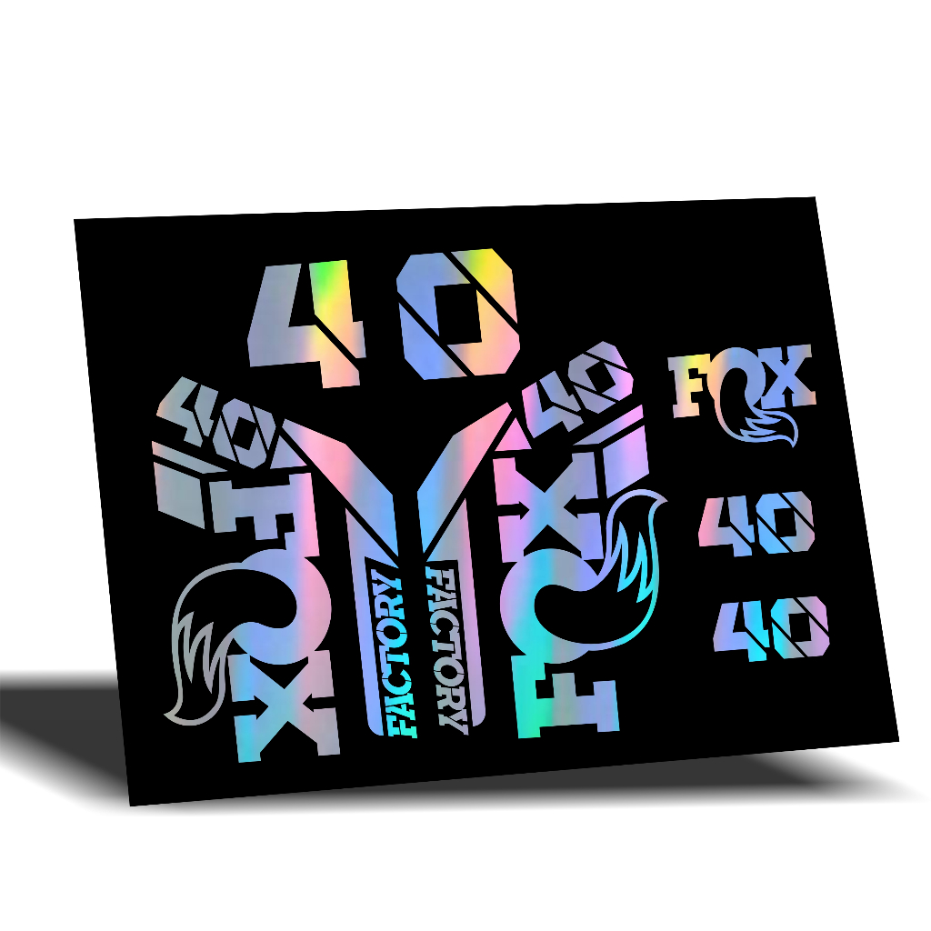 Sticker Fork Cutting FOX 40 Factory Decal Sticker Bike Fork MTB ...