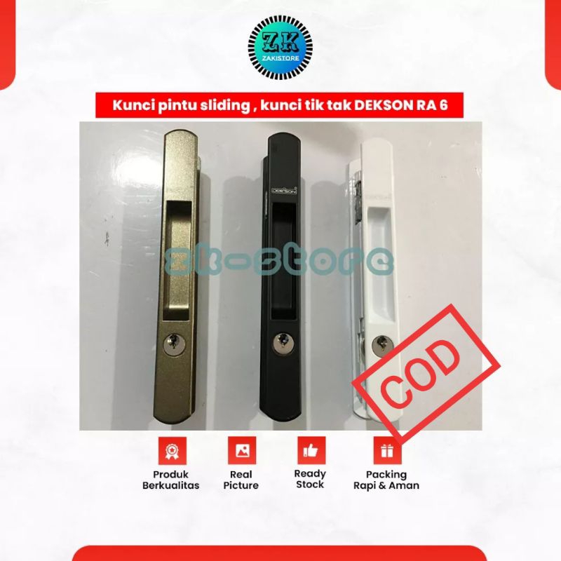 Dekson Type RA 6 Tik Tak Sliding Door Lock | Shopee Malaysia