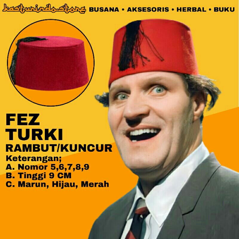 Peci Songkok Skullcap Sultan Ottoman Turkey Fes Tarbus Hair Fez Bludrul ...