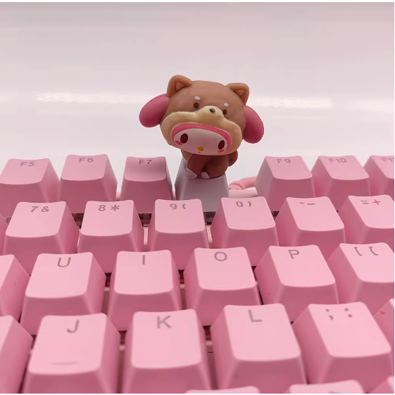 Sanrio Brown Bear Mechanical keyboard; Artisan custom sanrio hello ...