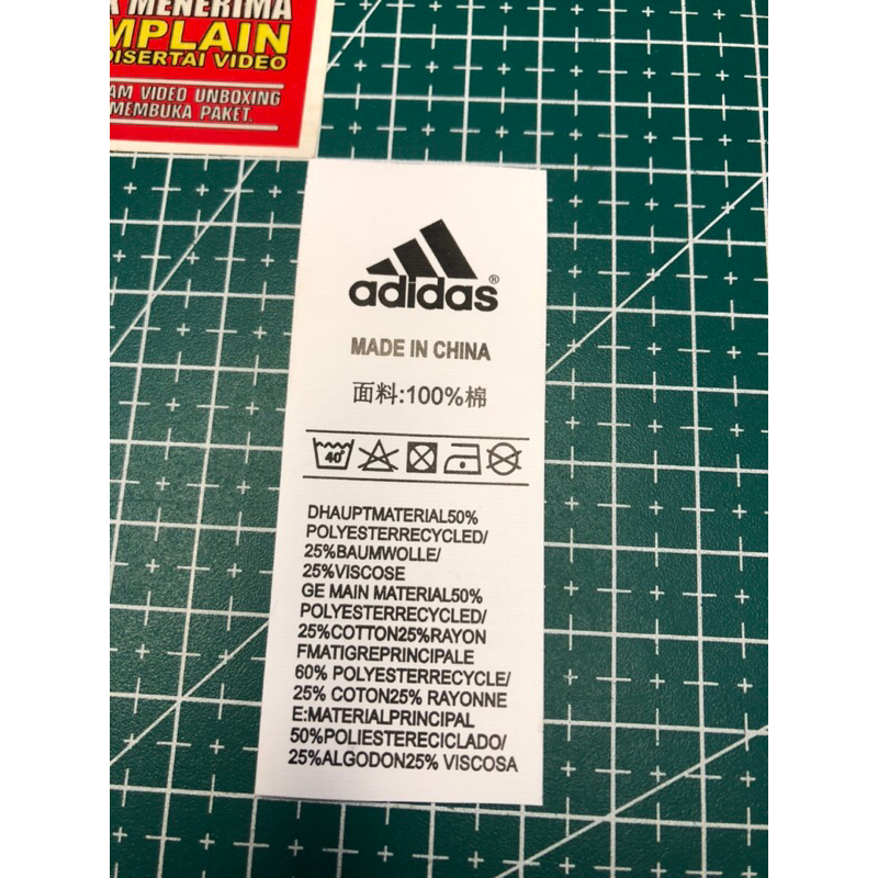 Adidas TAG WASH PREMIUM CO 1X SEND 600PCS | Shopee Malaysia