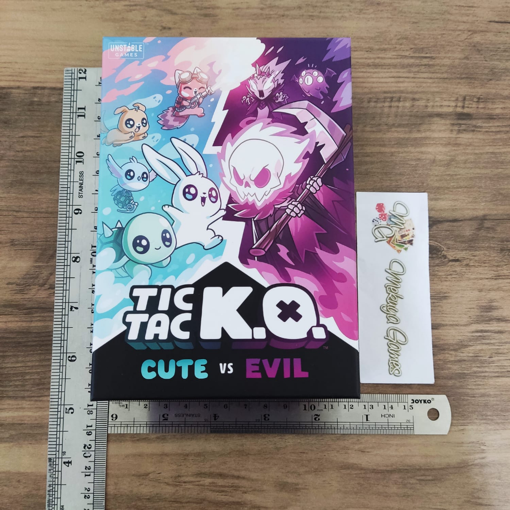 Tic Tac KO Cute vs Evil Card Team-Based Board Game | Shopee Malaysia