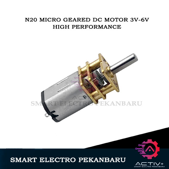 Original N20 MICRO MOTOR METAL GEAR DC HIGH TORQUE 3V-6v DC GA12 as ...