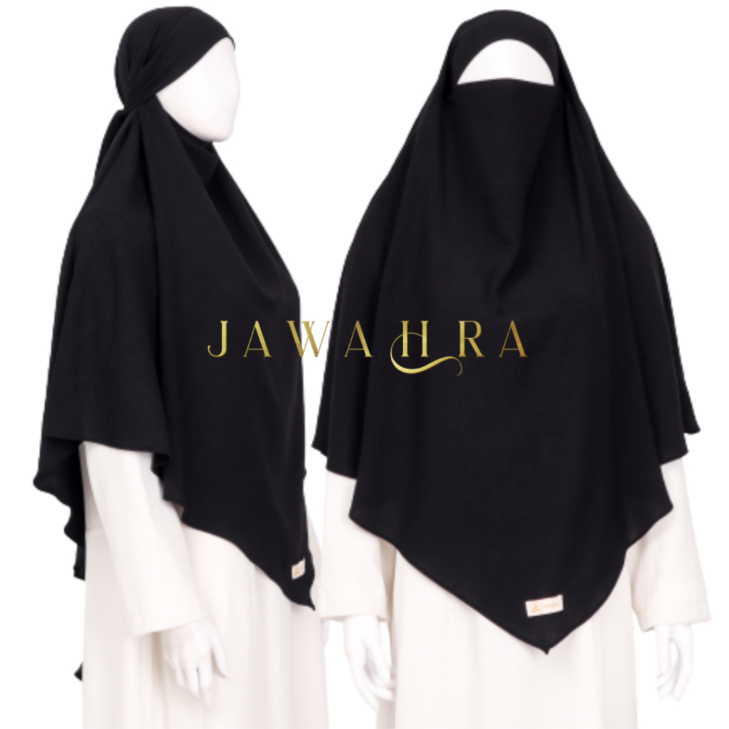 | French KHIMAR | Crinkle AIRFLOW | Umrah HIJAB | Niqab SYARI | Daily ...