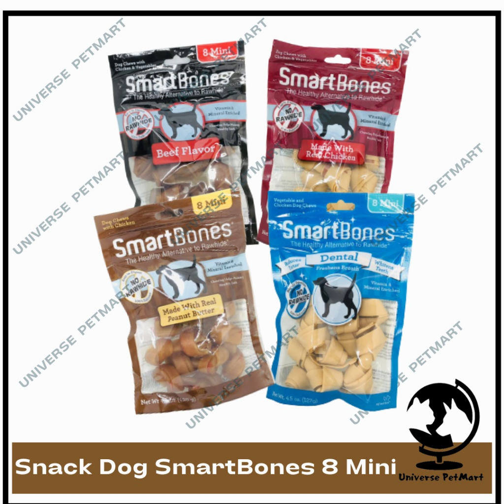 SmartBones Mini 8 Snacks / Smart Bones Dog Snacks | Shopee Malaysia