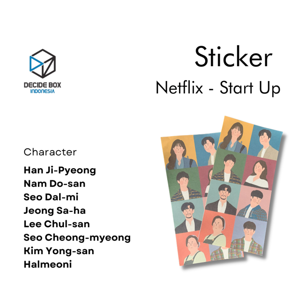 Decide Box Indonesia - Netflix Start Up Sticker Set / Netflix Start Up ...