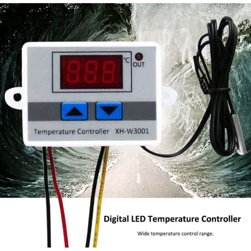 Thermostat/digital THERMOSTAT XH-W3001 220V AC TEMPERATURE CONTROLLER ... Thermostat/digital THERMOSTAT XH-W3001 220V AC TEMPERATURE CONTROLLER ...