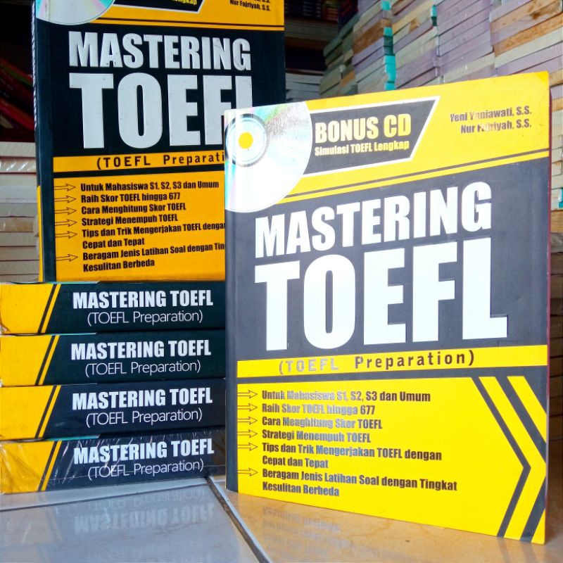 (ORIGINAL) Mastering TOEFL Book/TOEFL PREPARATION/MINUS CD | Shopee ...