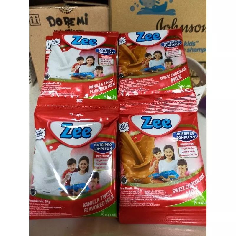Zee Milk powder chocolate and vanilla sachet plan (10pcs X 40 grams ...