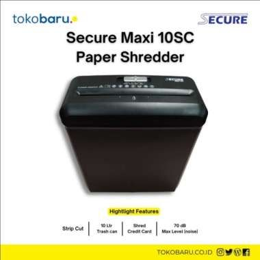 MESIN Secure Maxi 10SC Paper Shredder 10SC Paper Shredder | Shopee Malaysia