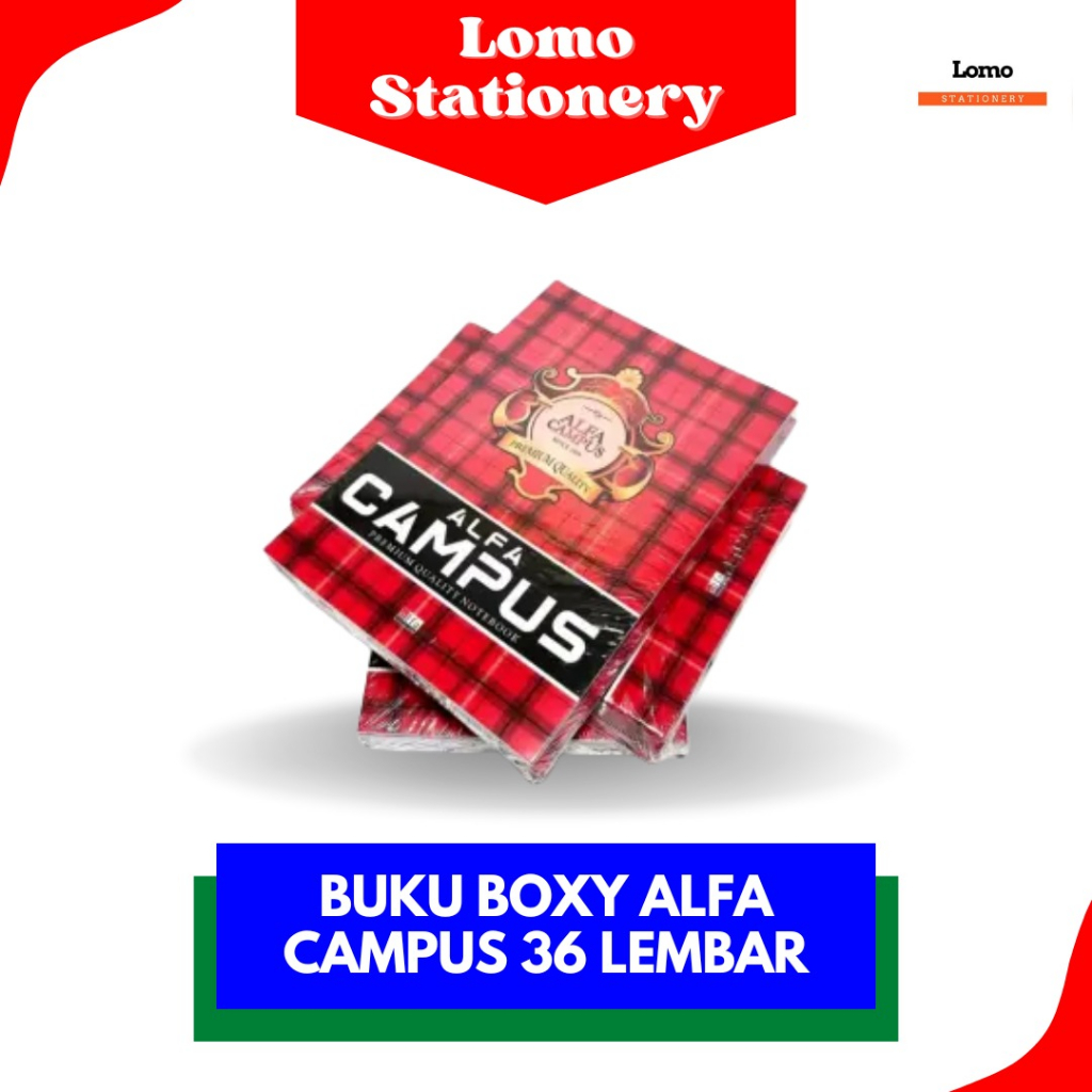 Boxy Alfa Notebook 36 Sheets (10 Books) | Shopee Malaysia